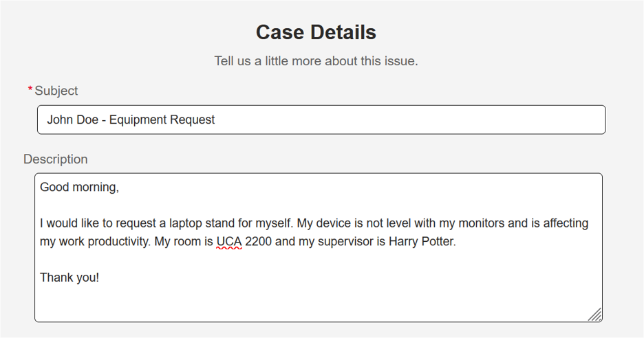 Computing Support Ticket | ES-Info
